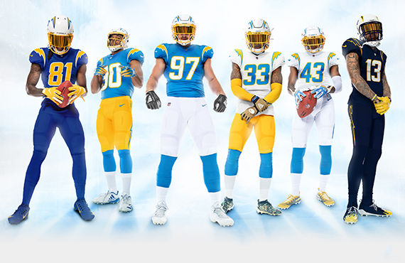 Reviewing the new Los Angeles Chargers Uniforms – tjthesportsgeek.com